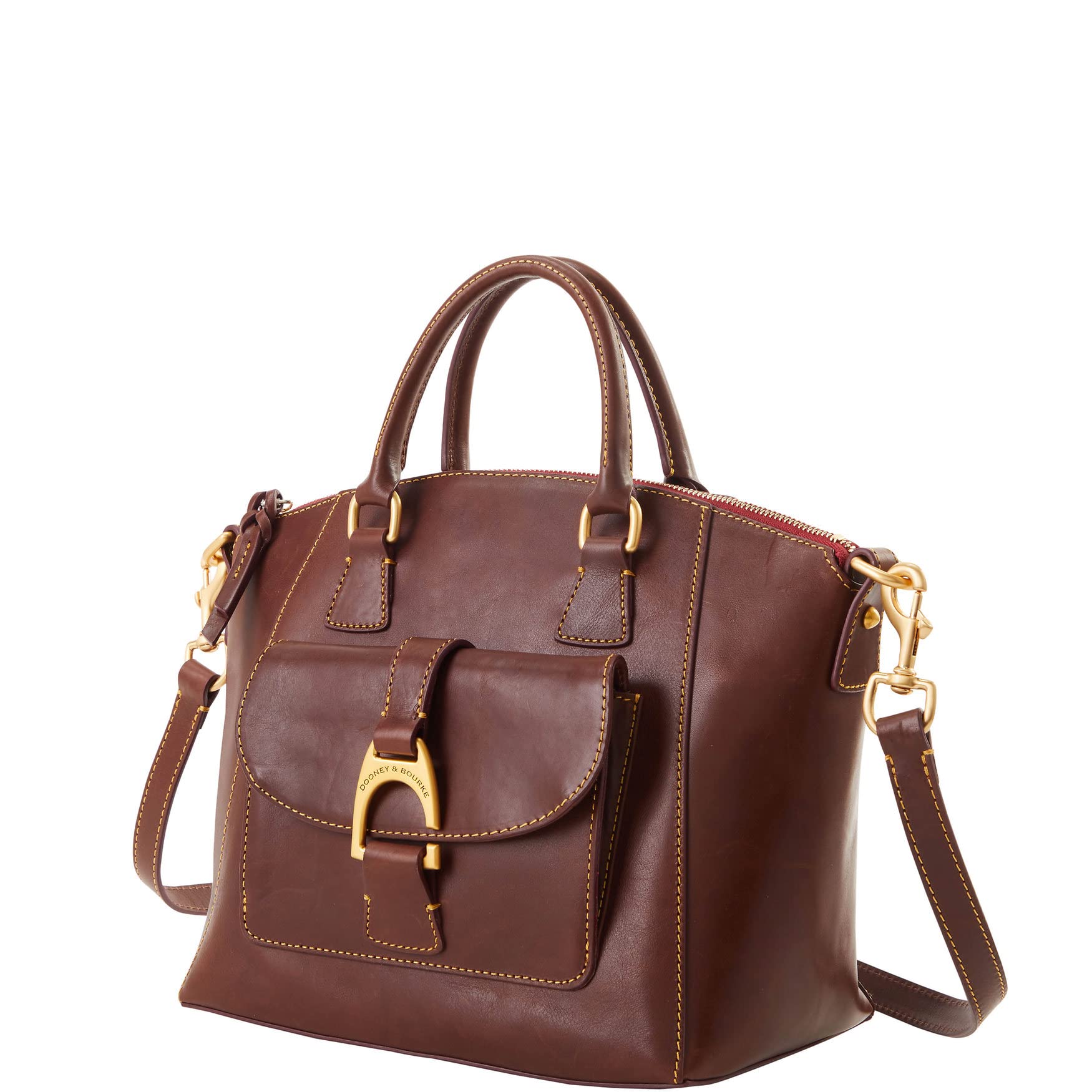 Dooney & Bourke Handbag, Florentine Naomi Satchel - Chestnut