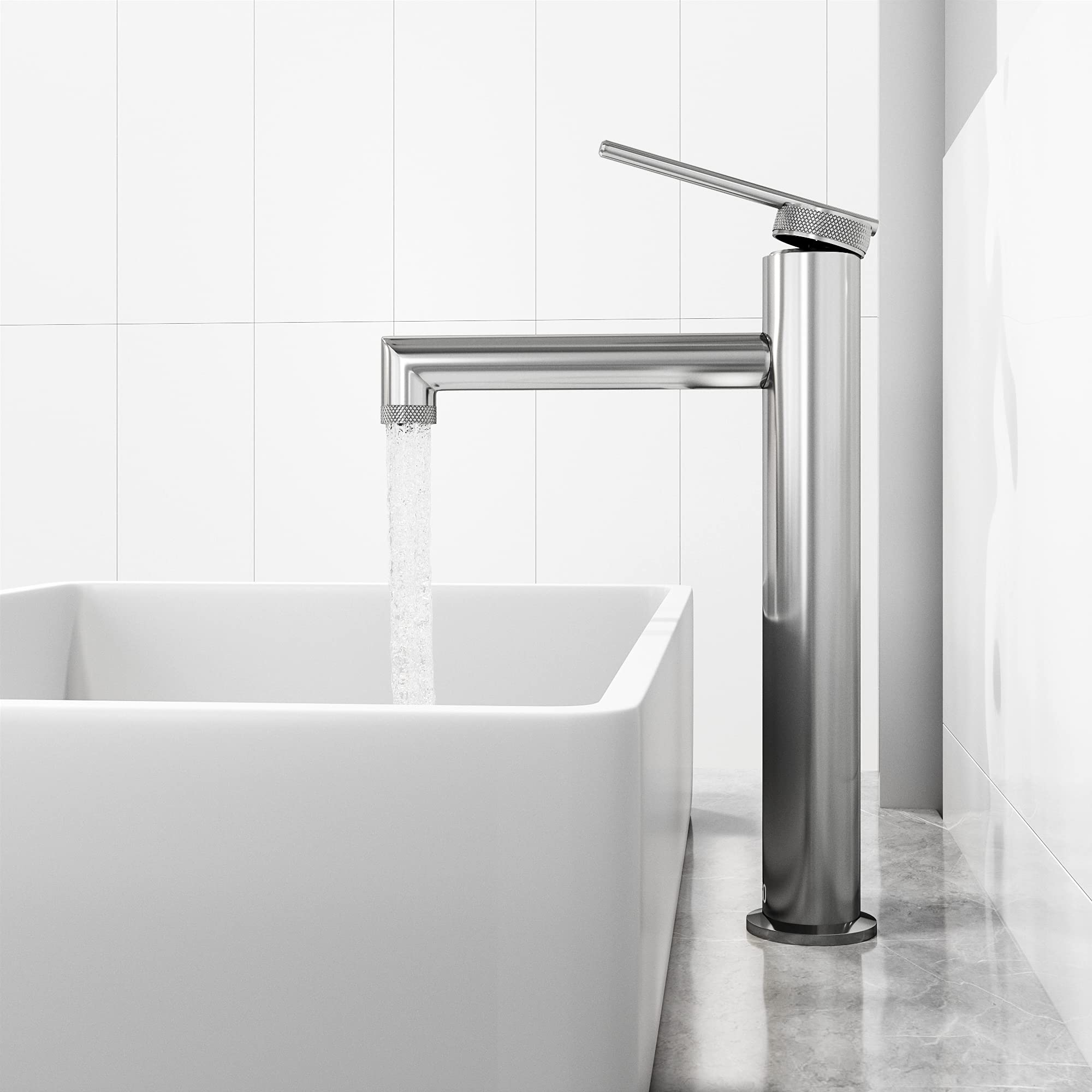 VIGO Sterling 11'' H Single Handle Single-Hole Bathroom Vessel Faucet in Chrome-VG03032CH