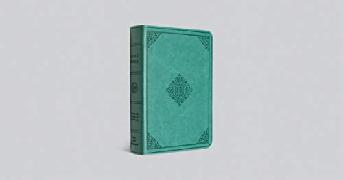 ESV Value Large Print Compact Bible (TruTone, Teal, Ornament Design Size: 8.0)