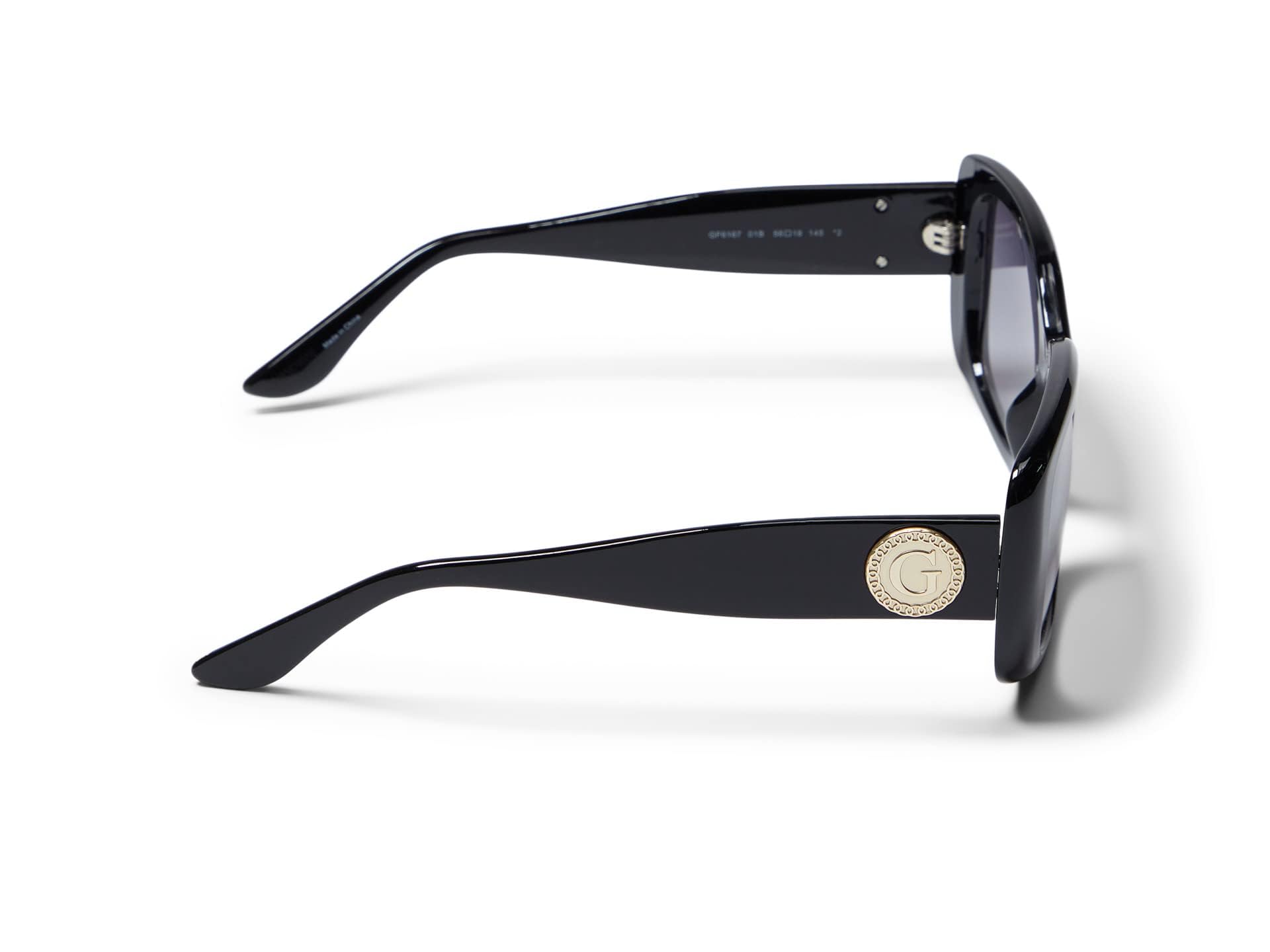GUESS GF6167 Shiny Black/Gradient Smoke One Size
