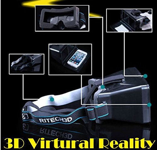 Universal Virtual Reality 3D Video Glasses for 3.5~5.6" Phones Google Cardboard