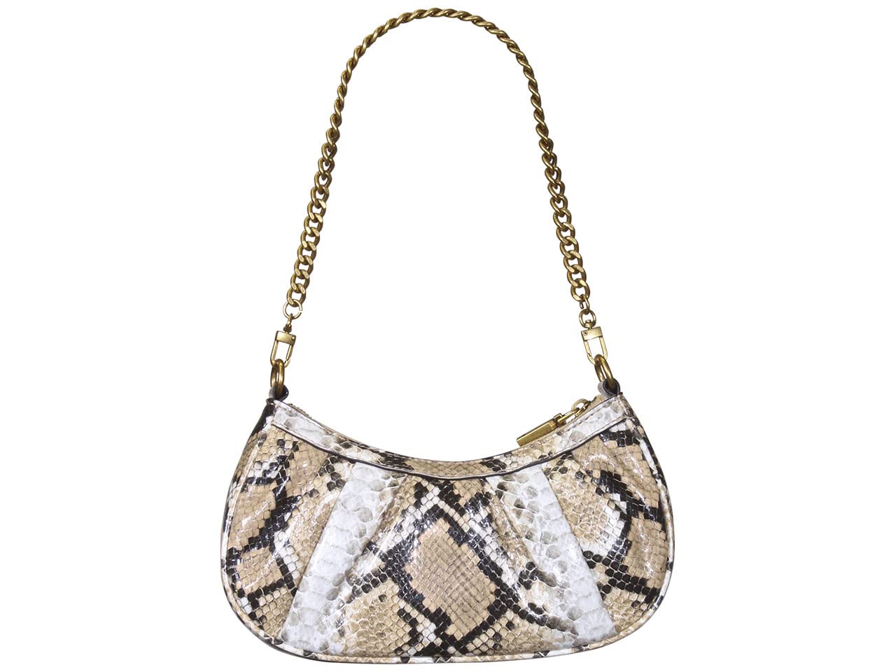 GUESS Mariana Top Zip Shoulder Bag Natural Python One Size