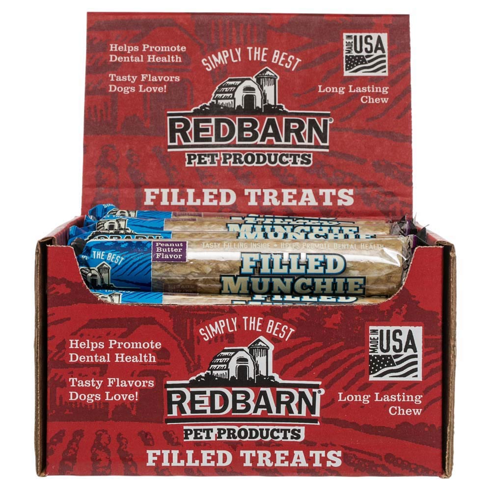 Redbarn Filled Munchie Retriever-Peanut Butter Premium Dog Treats (6-Count)