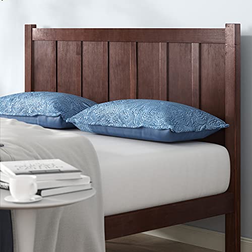 ZINUS Adrian Wood Rustic Style Platform Bed with Headboard, No Box Spring Needed, Wood Slat Support, King
