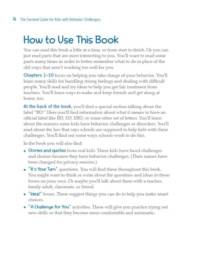 The Survival Guide for Kids With Behavior Challenges: How to Make Good Choices and Stay Out of Trouble (Survival Guides for Kids)