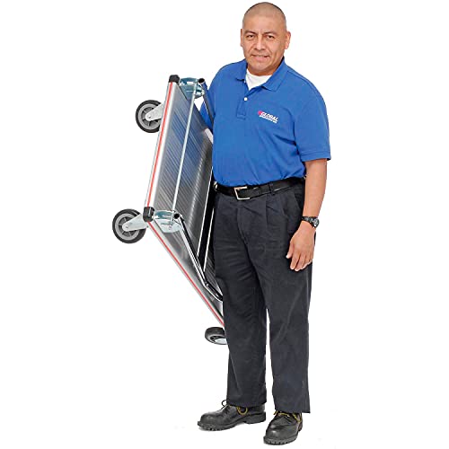Global Industrial Folding Platform Truck, Aluminum, 48 x 24, 600 Lb. Capacity