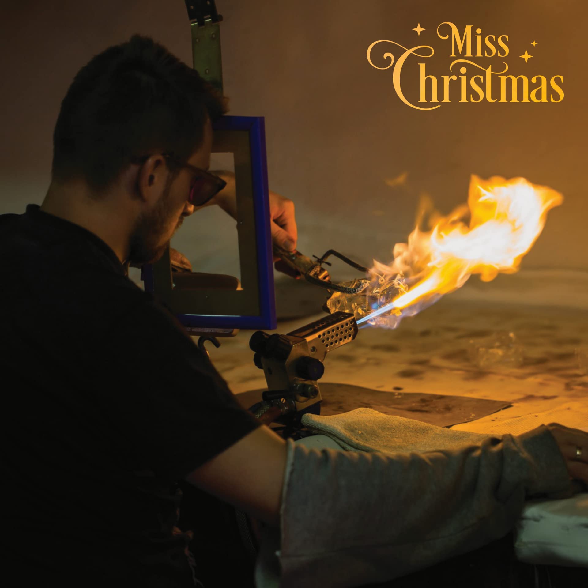 EBE015 Miss Christmas 2024 Collection Home is Love New House Blown Glass Christmas Tree Ornament