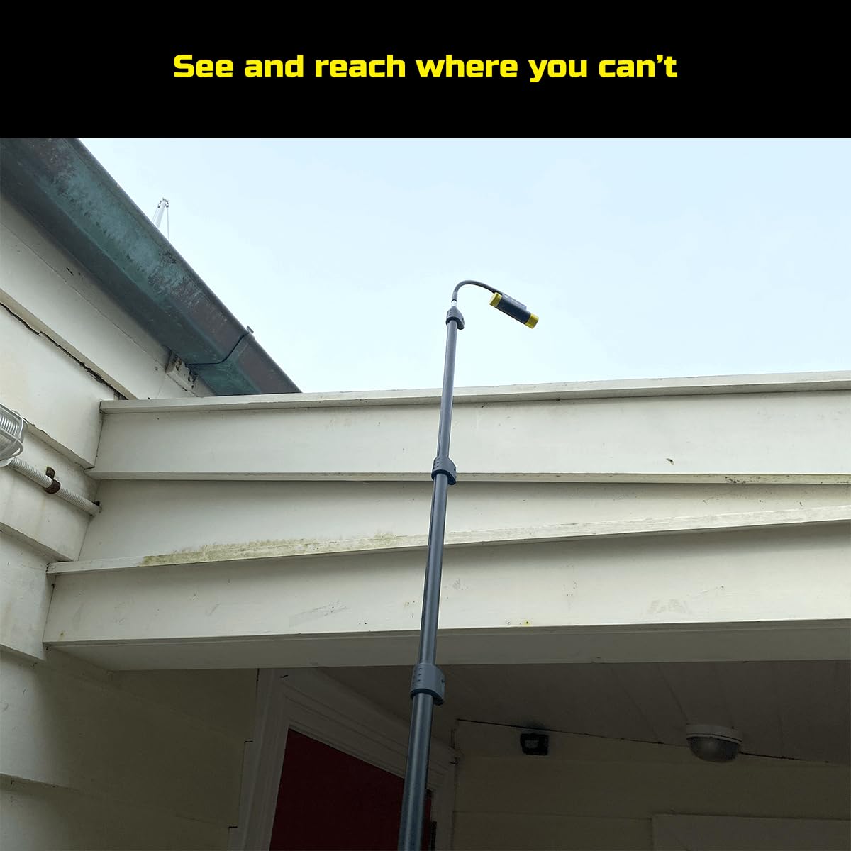 FERRET STICK – 55” (140cm) Lightweight Aluminum Lockable Section Extension Rod - Compatible with all Ferret Inspection Cameras