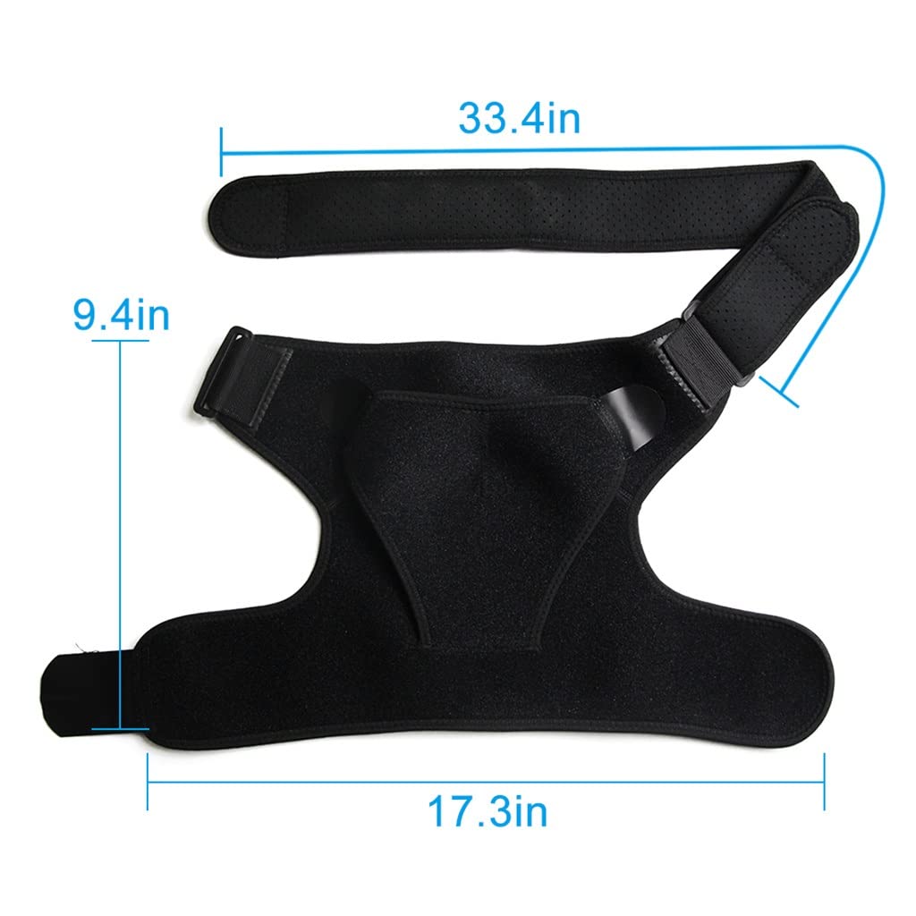 DOUBA Adjustable Shoulder Support Bandage Protector Brace Joint Injury Strap Guard Wrap Belt
