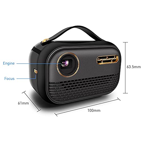 DOUBAO Mini DLP Projector Portable Outdoor Movie Home Cinema for Smartphone