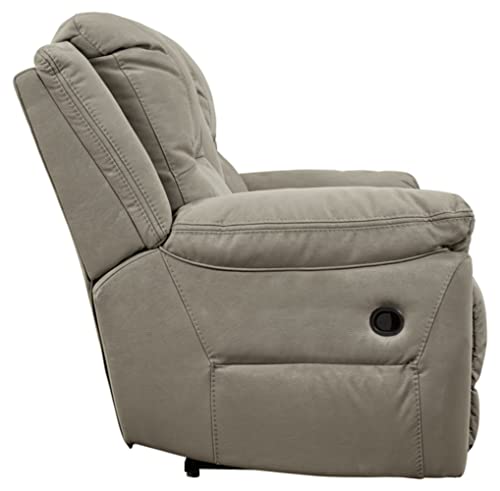 Signature Design by Ashley Next-Gen Gaucho Classic Reclining Loveseat with Console, Beige