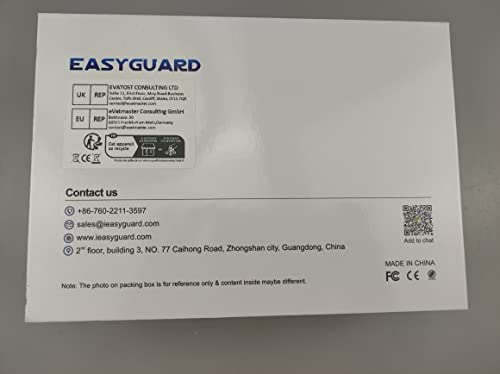 EASYGUARD EC203 2 Way car Alarm System with LCD Pager Display, ultrasonic Sensor & Shock Sensor DC12V