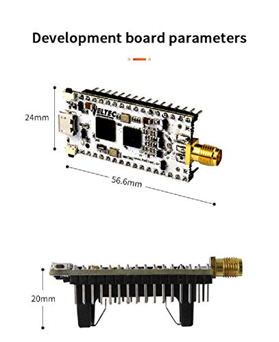 DollaTek Lora Development Board STM32L151CCU6 + SX1276 Chip 868/915MHZ LoRaWAN Node with 868/915MHZ Antenna