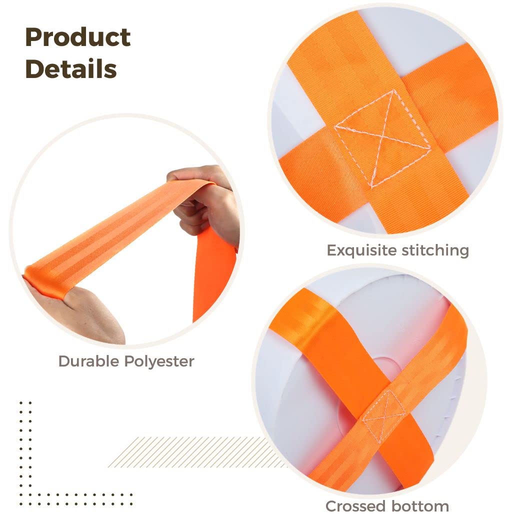 Homaisson Bucket Sling, Heavy Duty Polyester Bucket Strap for 5-Gal Buckets, Carry 200lbs Loads, High Strength Bucket Sling for Carrying Heavy Buckets, Big Bottles, Paint Cans