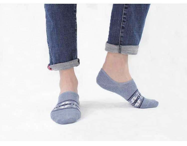 GPPZM Men's Boat Socks Cotton Summer Shallow Mouth Trend Male Socks 5 Pairs