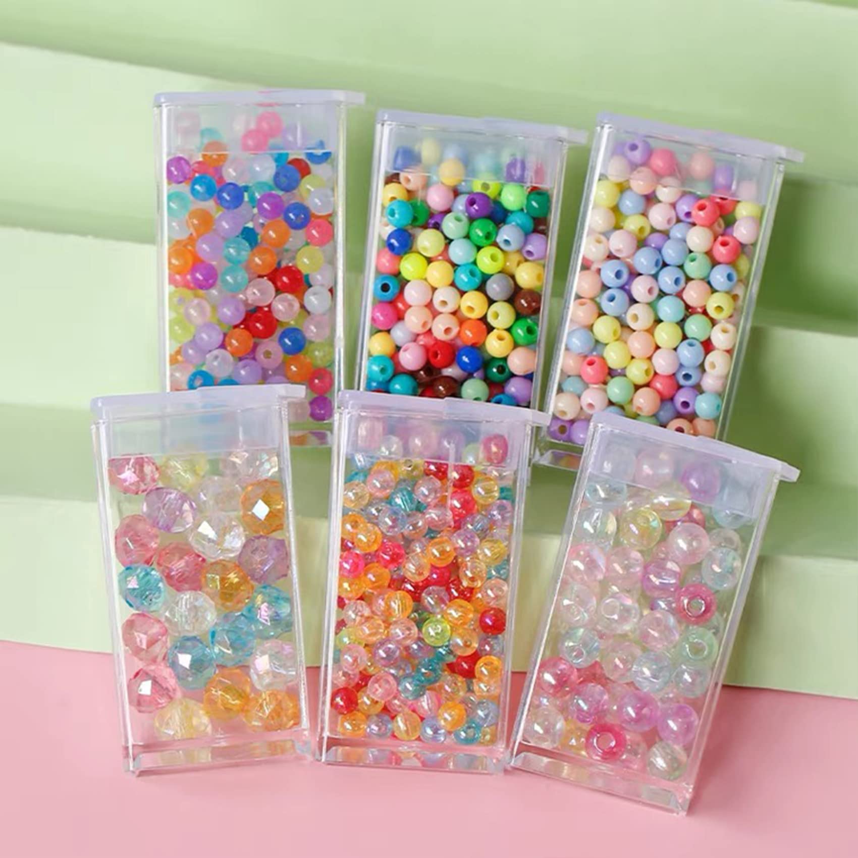 EUPHENG 24LX40 40 Grids Fly Tying Beads Box in A4 Size Easy See All Through and Easy to Organize