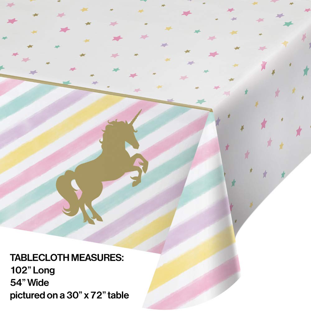 Creative Converting Unicorn Birthday Party Supplies Kit, Serves 8