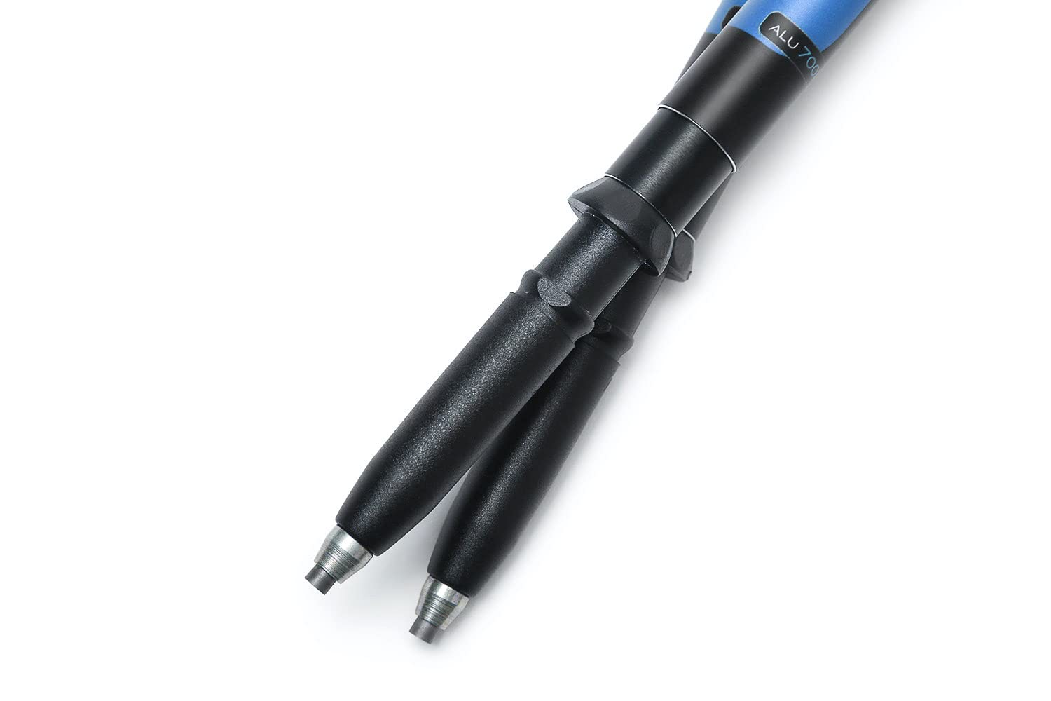DROP + Fizan Compact Trekking Poles – Ultralight, Backpacking, Thru Hiking Poles, Adjustable, Collapsible, Customized Fit, EVA Grips, Blue (158 Grams Each)