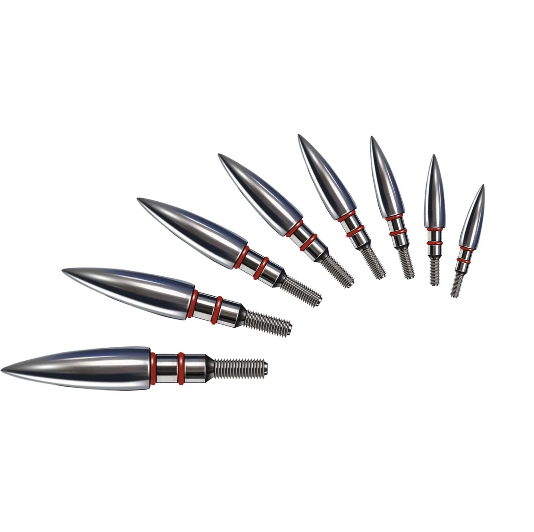 Field Point,Field Tips,100/125/150/200 Grain Field Points, Hunting Arrow Pointed,Archery Points,Top Hat Archery Points,12 Per Dozen (5/16"-100)