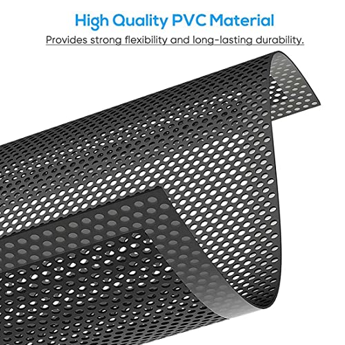 Dovrson for Series X, Dust Filter Cover Mesh Cooler Filter Dust-Proof Cover with 4 Thump Grip Caps- 1 Pack