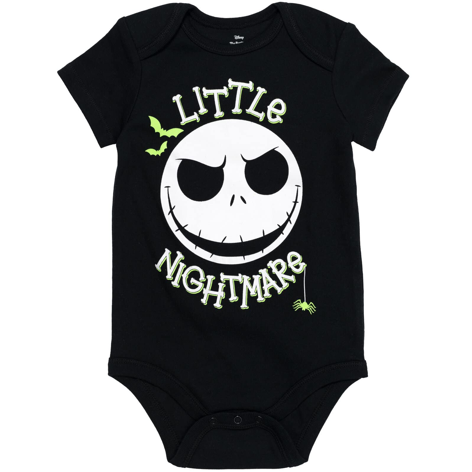 Disney Nightmare Before Christmas Jack Skellington Sally Infant Baby Boys 5 Pack Bodysuits Multi 18 Months