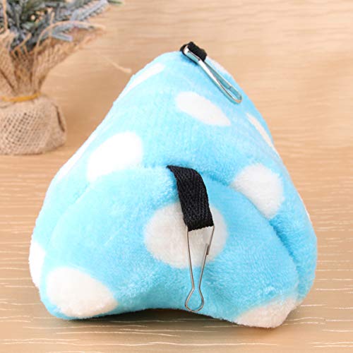 iplusmile 2pcs for Pig Bed Chinchilla Hammock, Xsblue Ferret Beds Plush Blue,Size Animals Blue Be Fleece Hanging Small and Mice Nest Soft - Hideaway Cotton L Bed, Hideout Hideout, Sleeping