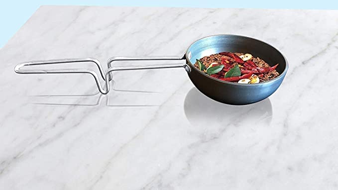 NYGT Non-stick Aluminium Tadka Pan, Frying Pan, Tadka Spice Heating Pan, Frying Cooking Serving Dishes Home Hotel