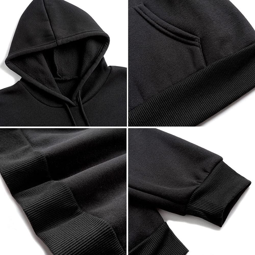 FIHTRY Demon Slayer Hoodie Sweatshirts Men/Women Casual Streewear Pullover Harajuku Tracksuit-A_L, Large