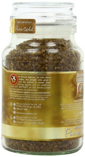 Douwe Egberts Pure Gold Instant Coffee, Medium Roast, 6.7-Ounce, 190g (Packaging May Vary)