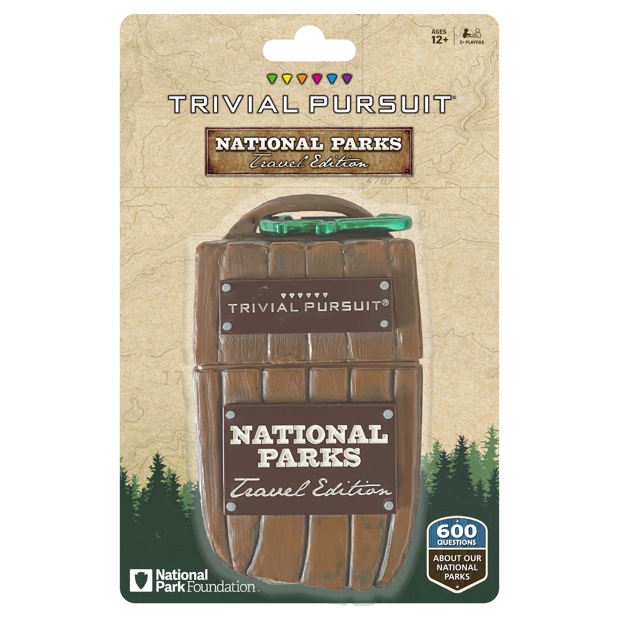 USAopoly Trivial Pursuit: National Park 100th Anniversary | Celebrating the National Park Service Centennial | 600 Trivia Questions & Fun Facts | Perfect Trivial Pursuit Travel Game for Families