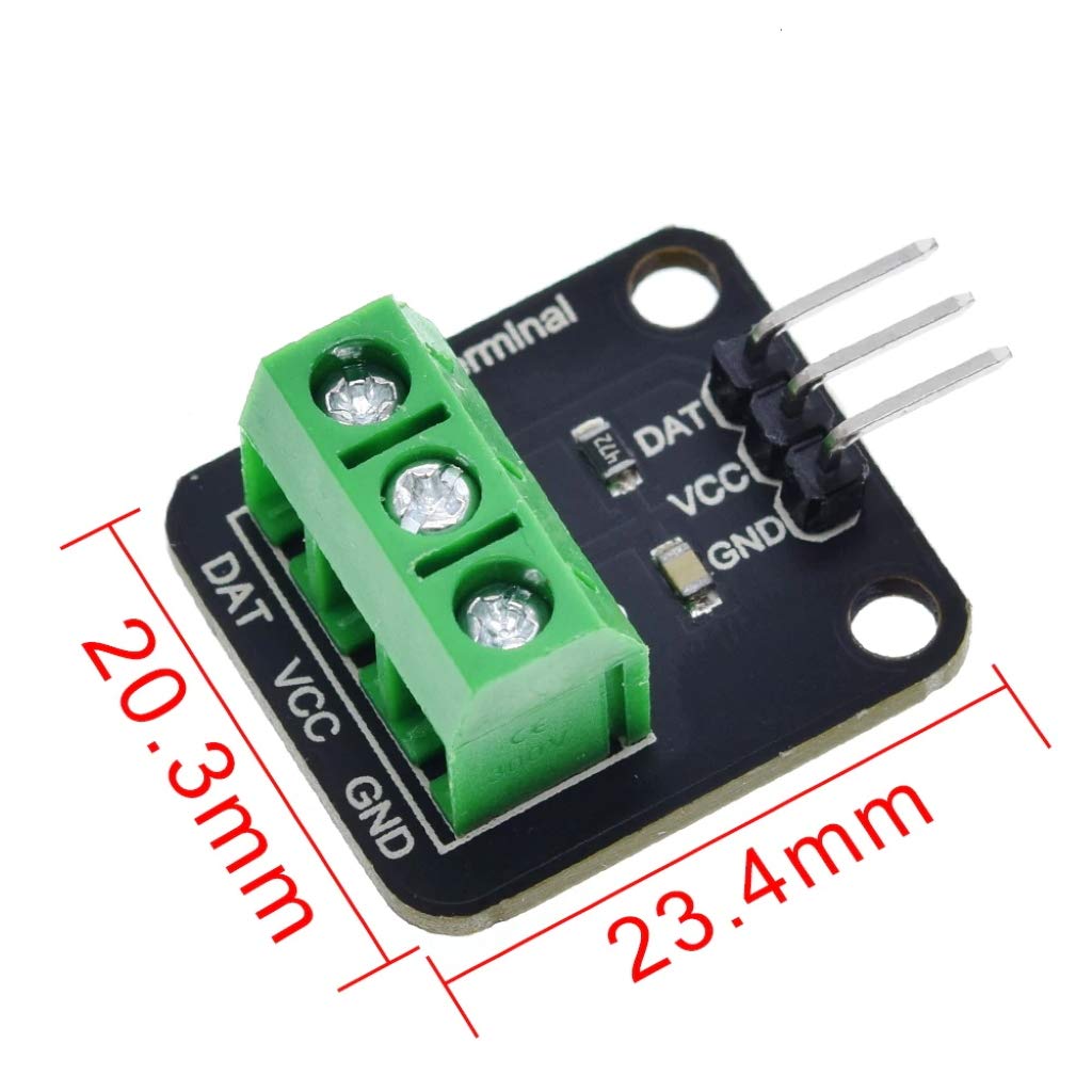 DS18B20 Temperature Sensor Module Kit with Waterproof Stainless Steel Probe for Raspberry Pi