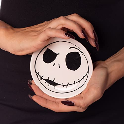 Disney The Nightmare Before Christmas Jewelry Dish - Ceramic Trinket Tray - Jack Skellington Ring Dish