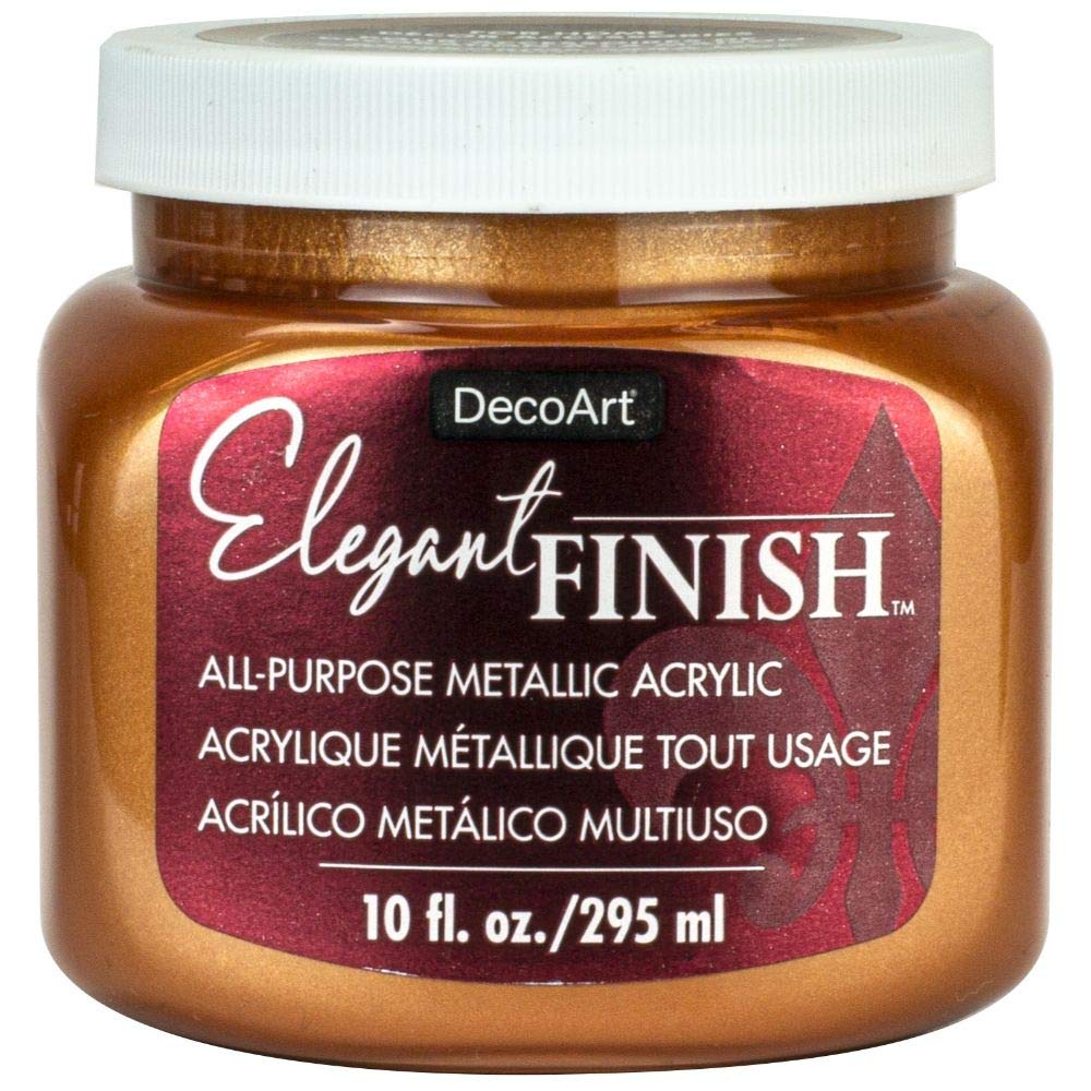 Deco Art Elegant Finish Metallic Paint 10oz-Bronze