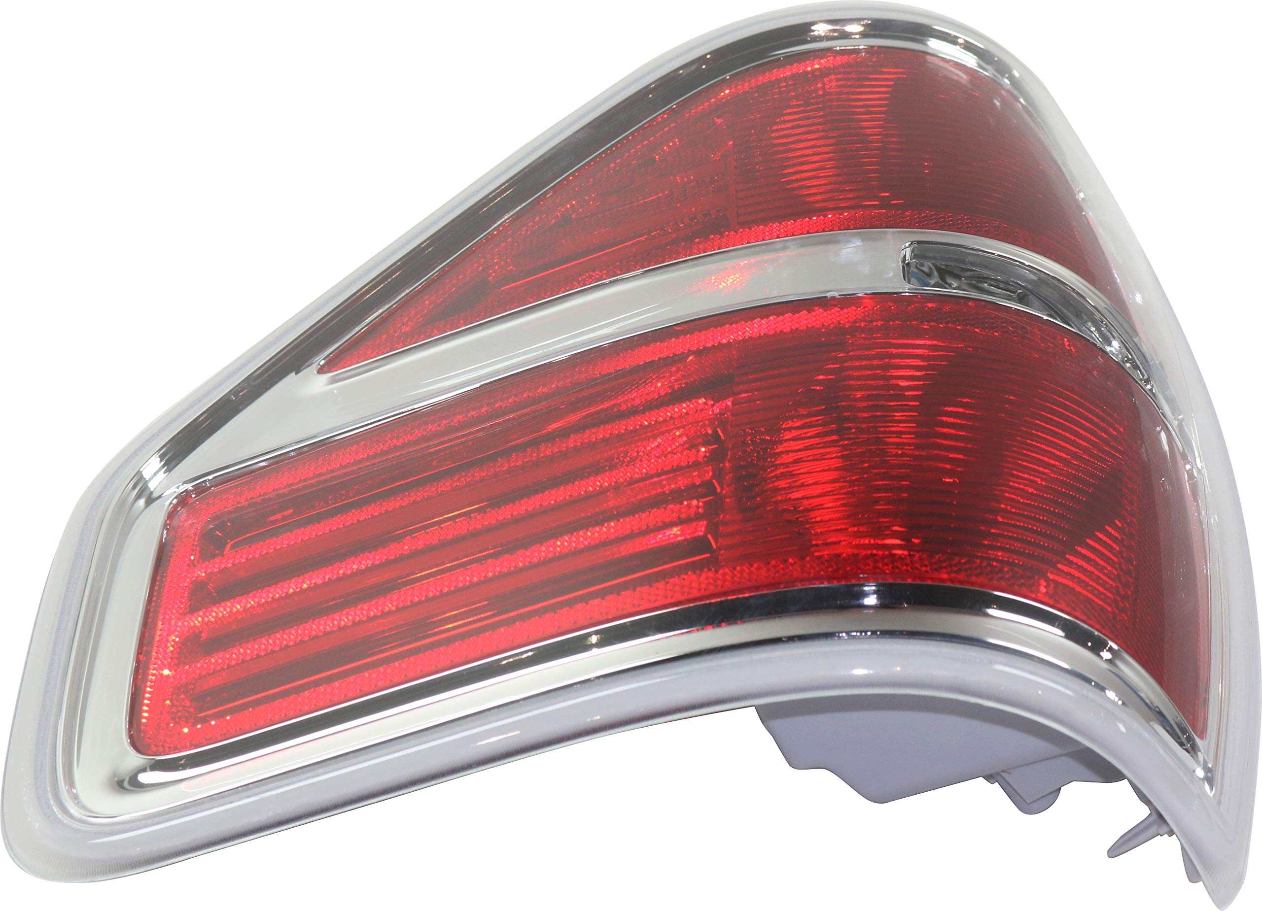 Evan Fischer NHTSA/DOT Compliant Tail Light Lens and Housing Compatible with 2009-2014 Ford F-150 Styleside Chrome trim Passenger Side - FO2819143, BL3Z13404B
