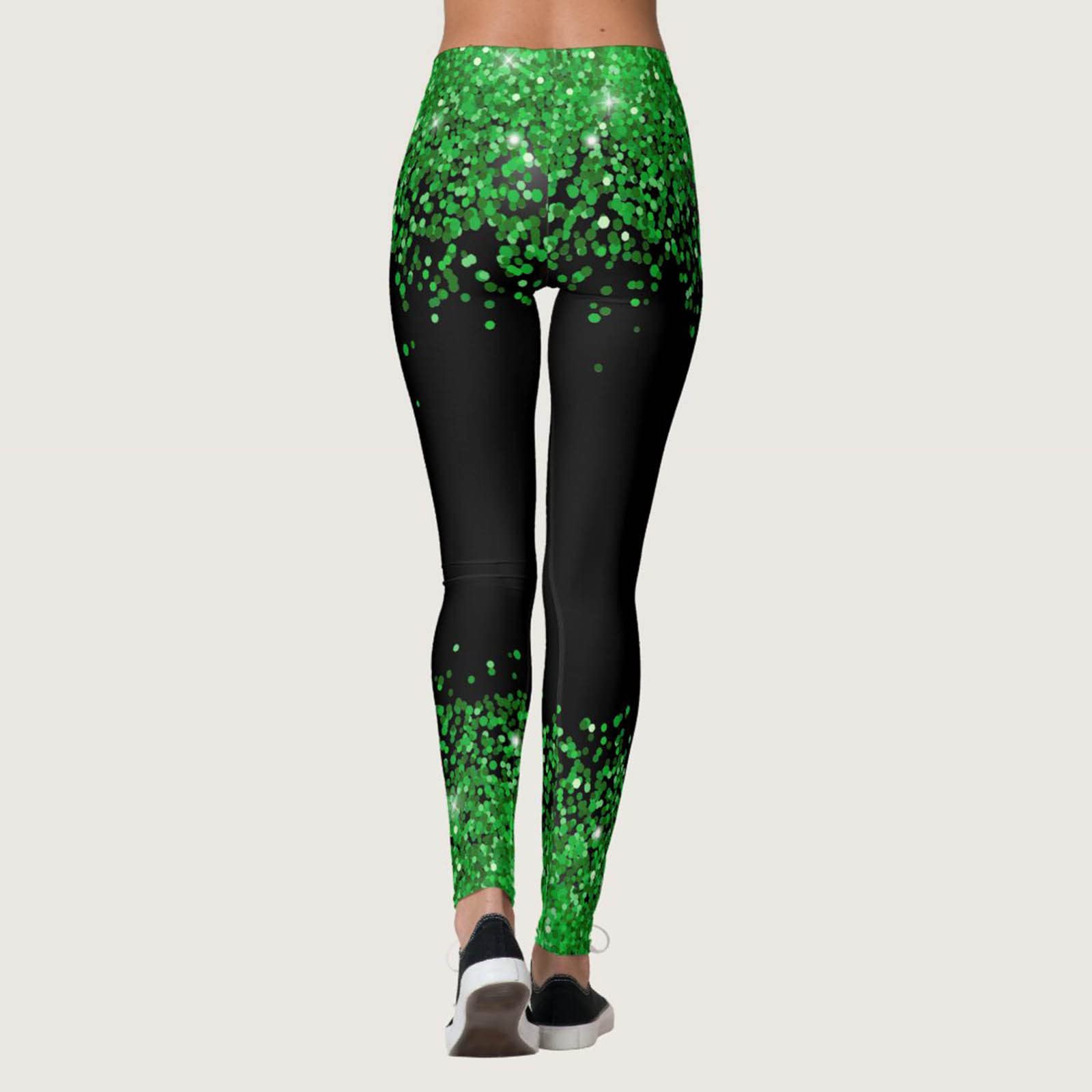 Gyouwnll Women's St. Patrick Leggings Leggings Good Luck Irish Shamrock Soft Leggings Soft & Slim Soft & Slim Workout Sports, D,