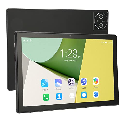 Dpofirs 10.1 Inch 4G Tablet, Octa Core 8GB 256GB Android 12 Tablets with 1960x1080 FHD, 5G WiFi, 8MP 16MP Camera, 7000mAh Fast Charging Tablet PC for Home Office(Black)