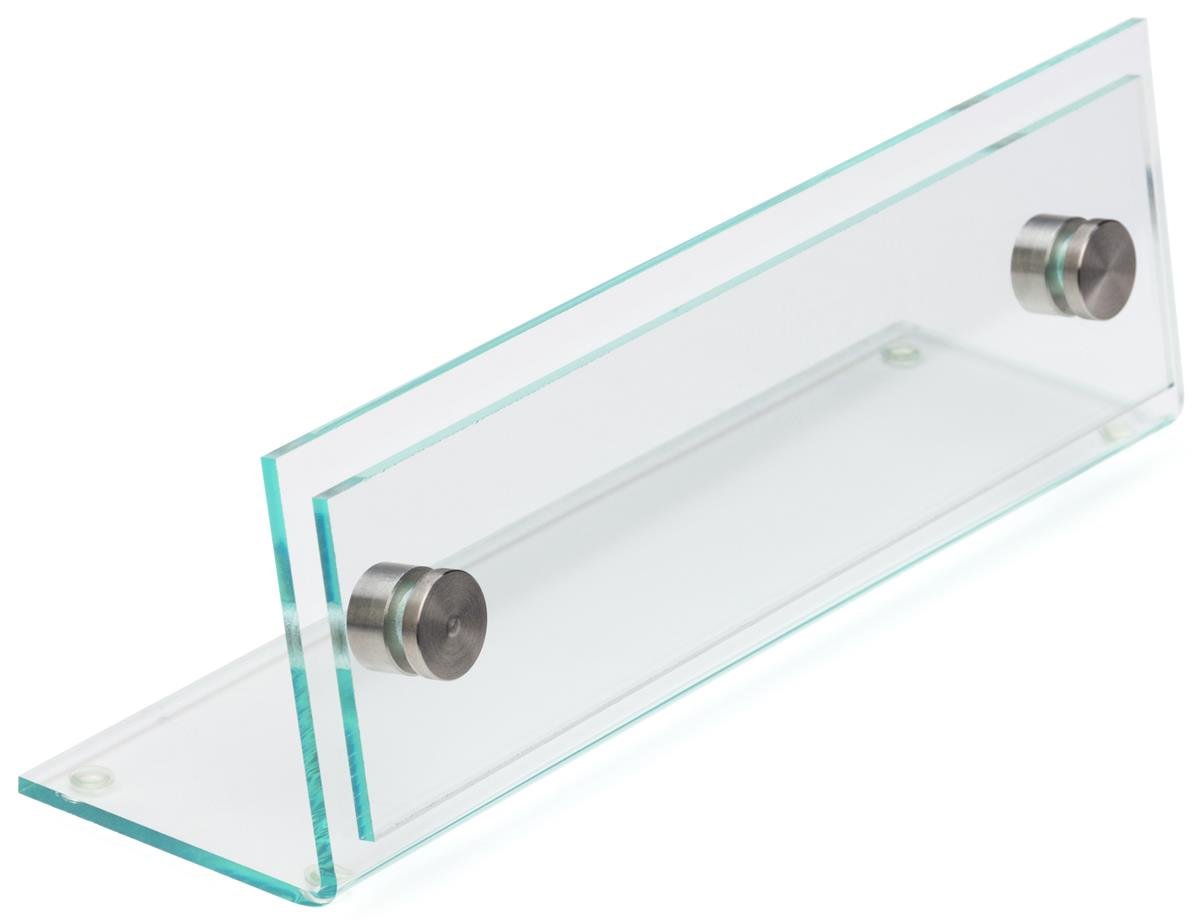 Displays2go D2G33603 8 x 2 Inch Acrylic Name Plate (NPSIGN82)