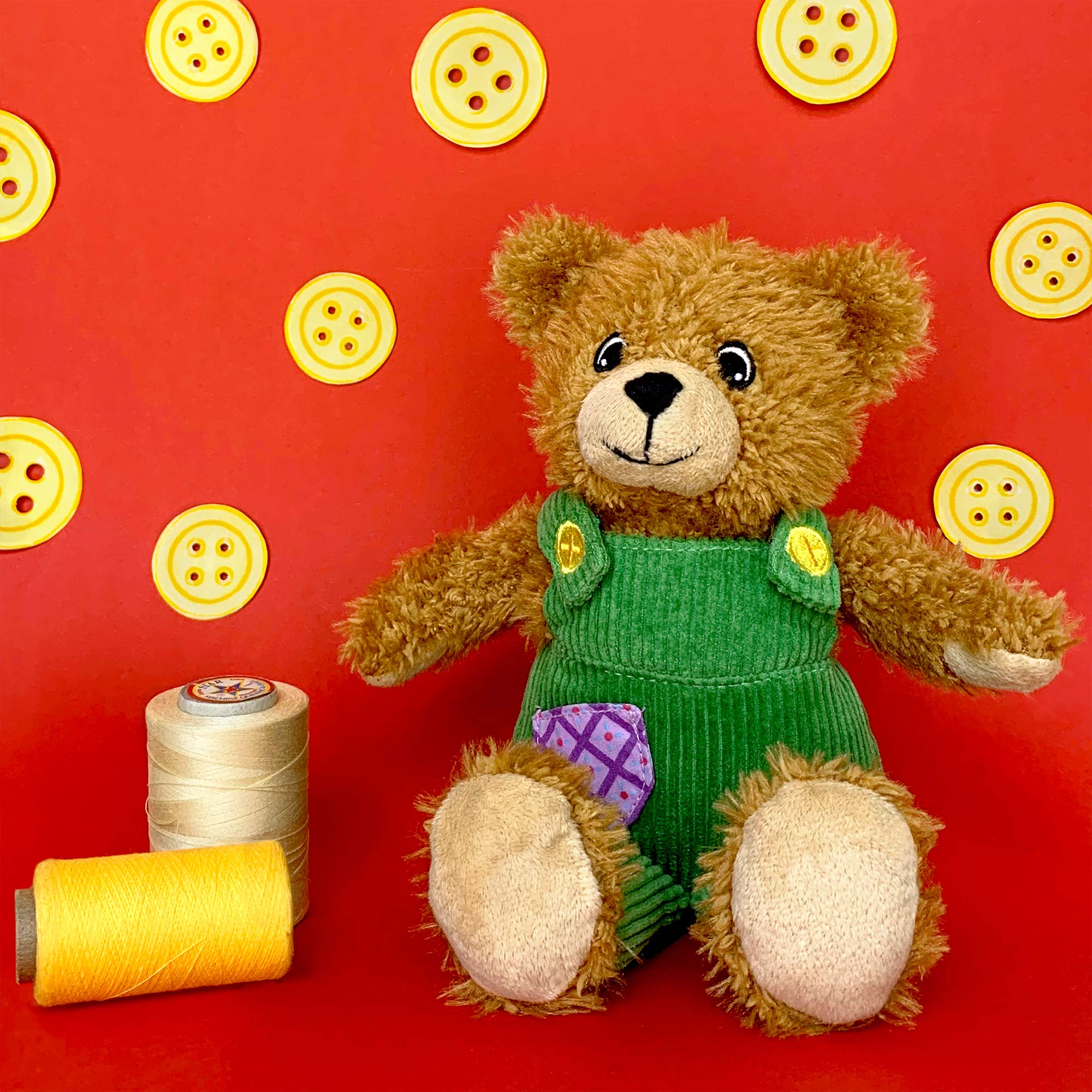 YOTTOY Corduroy Bear Collection | My Friend Corduroy Soft Stuffed Animal Plush Toy β 7.25β