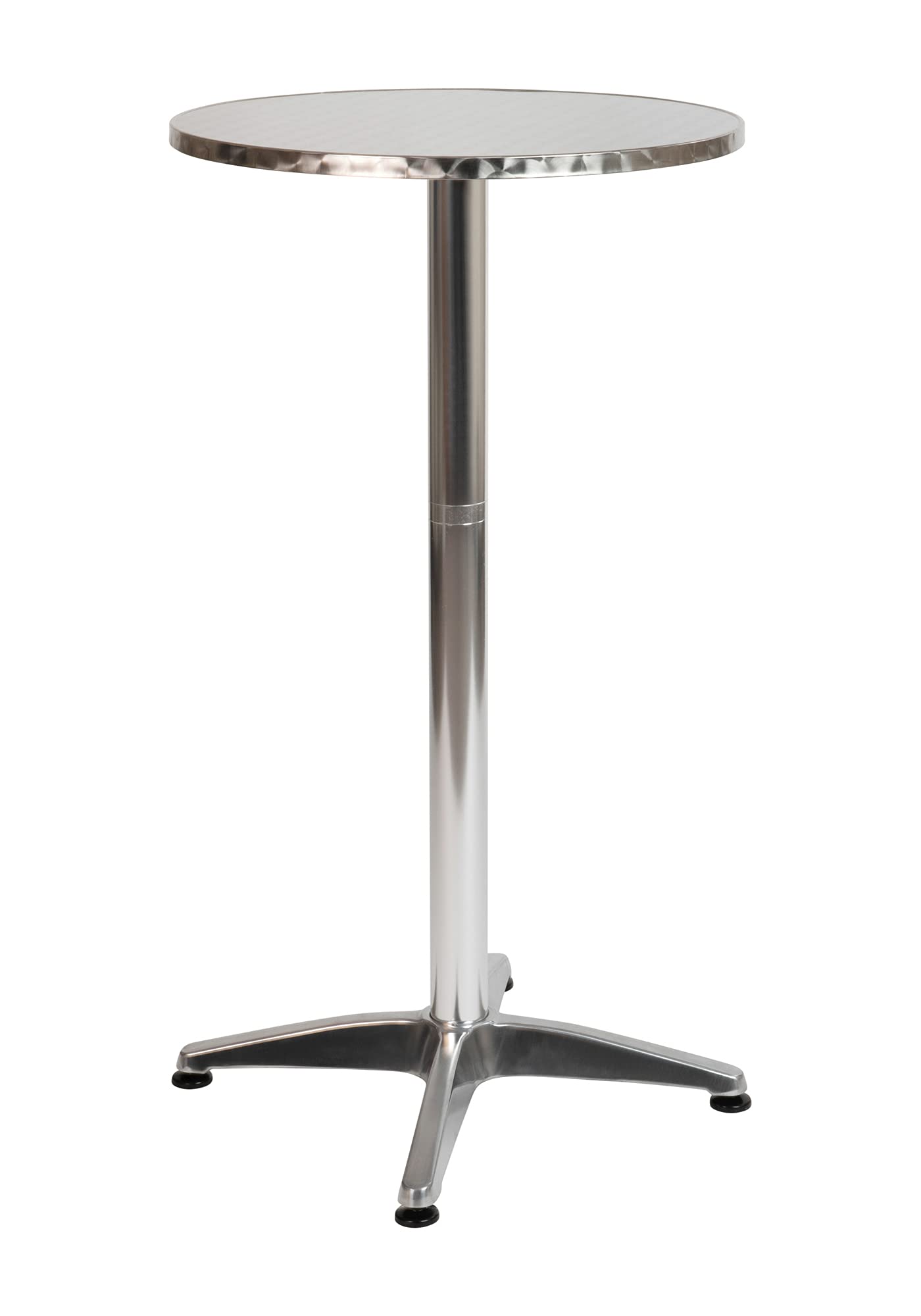 Flash Furniture Metal Bar Table - Aluminum Patio Table - Mellie 23.5"H Round Bar Height Table - Indoor/Outdoor