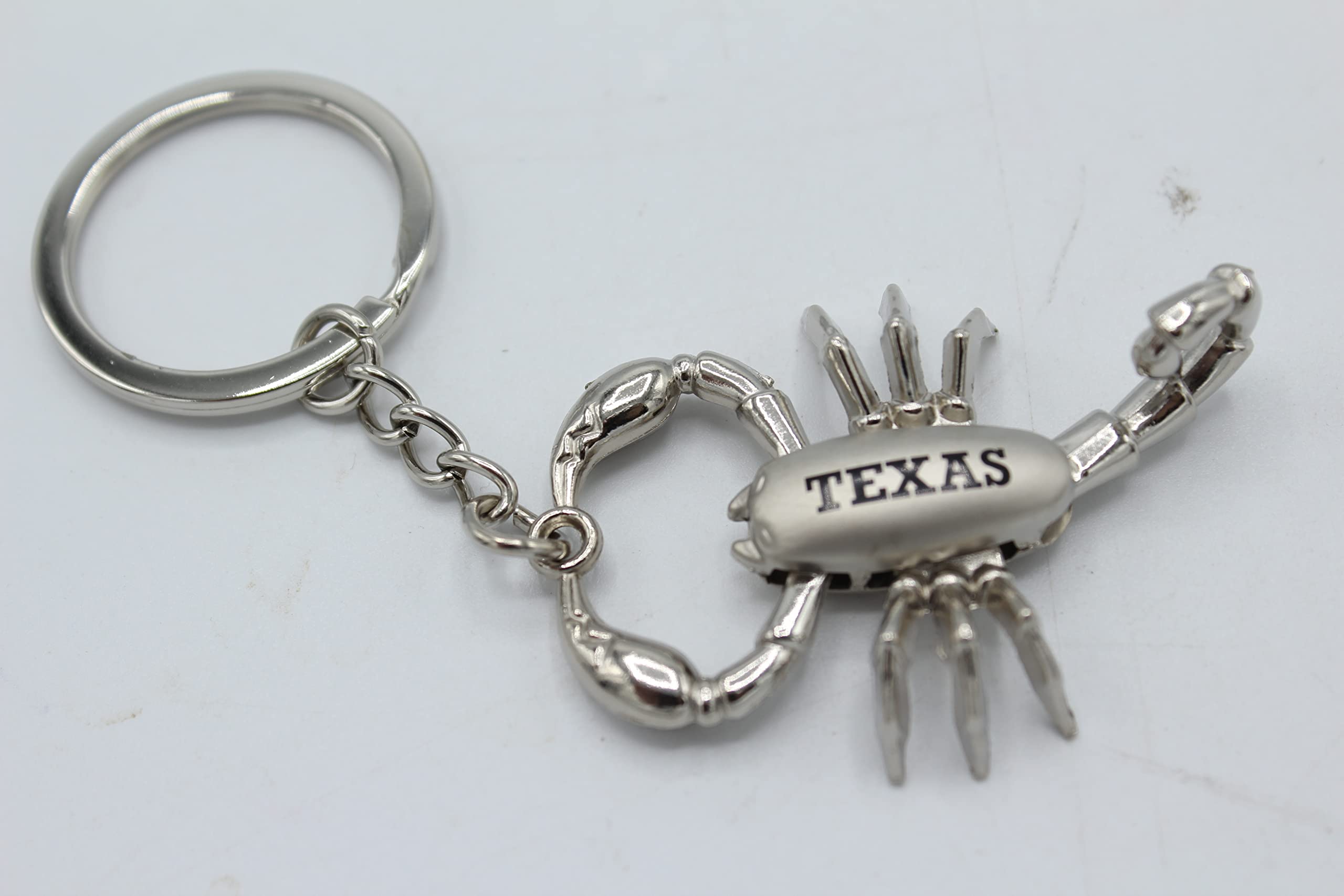 EastMeetsWest Metal Texas Scorpion Key Chain Keychain Handbag Backpack Charm