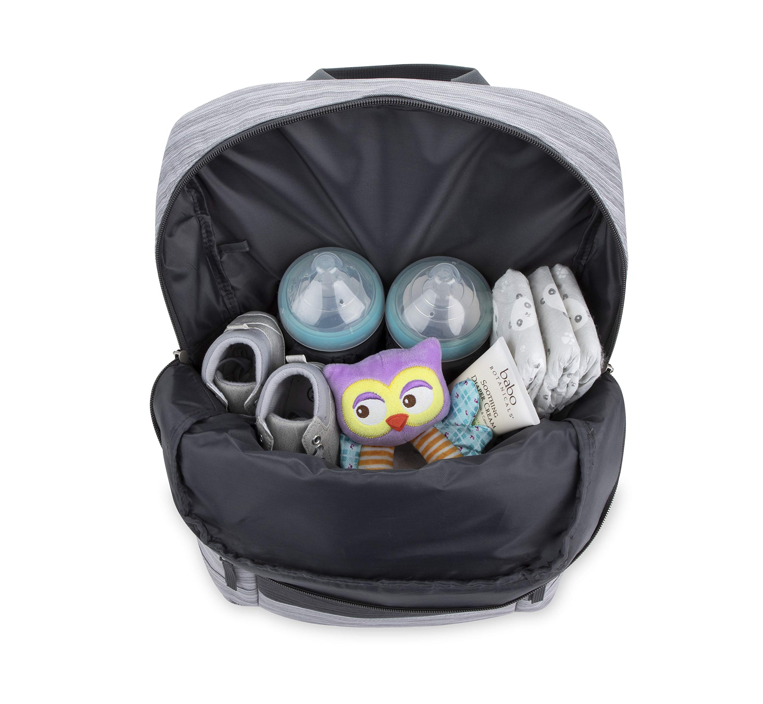 Eddie Bauer East Sound Diaper Backpack, Grey