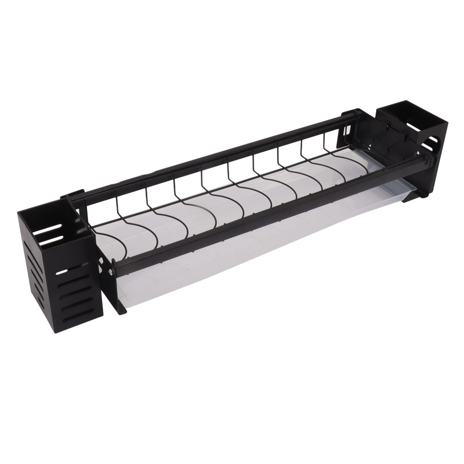 Flatware Drainage Rack, Neat Keeping Decorative Wall Mounted Simple Installation Rust Proof Iron Plastic Tableware Drainage Holder for Kitchen (Bowl Holder Chopsticks Holder Spoon Holder)