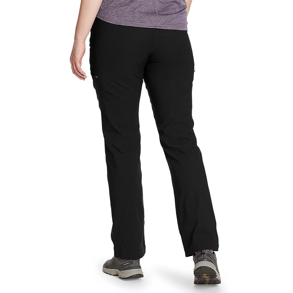 Eddie Bauer Women's Rainier Pants - High Rise, Black, 10