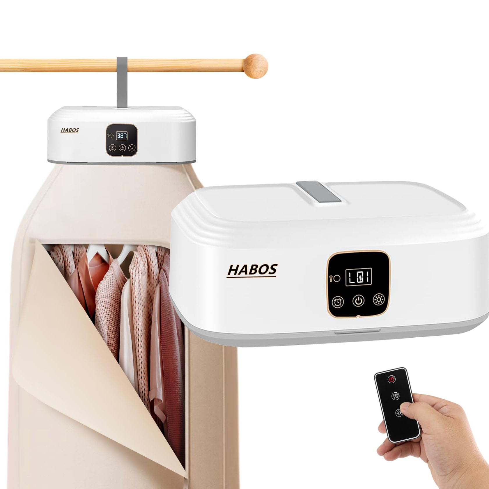 Portable Clothes Dryer, Foldable clothes dryer with timer,Mini Dryer for home, Apartments, Dorms, RVs