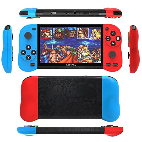 Dual Remote Stick PSP Handheld 5.1-inch Handheld X19PRO Tour GBA Arcade FC Boxing sega Game (Color : Black)