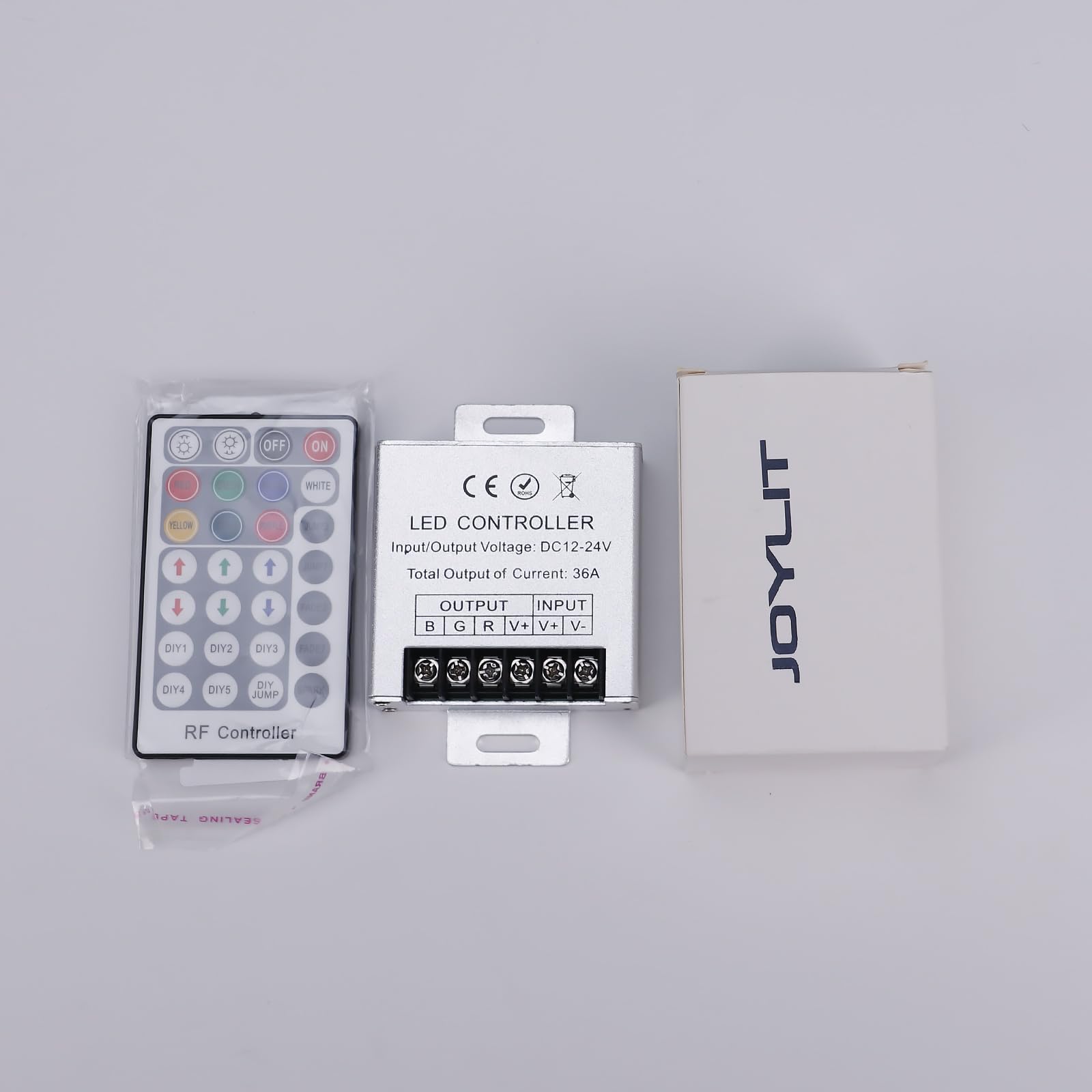JOYLIT 28 Keys LED RF RGB Remote Controler for RGB SMD 3528 5050 LED Strip LED Lights Controller Input DC12V 30A