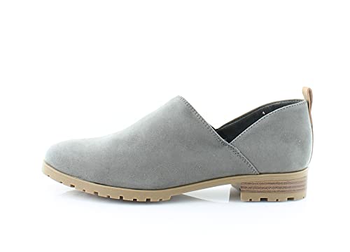Dr. Scholl's Shoes Women's Retrograde Loafer, Steel Grey Microfiber, 9 US