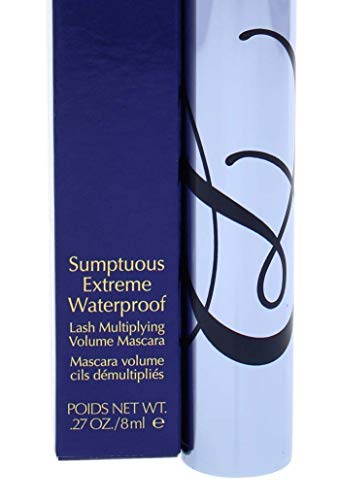 Estee Lauder Sumptuous Extreme Waterproof Lash Multiplying Volume Mascara, Extreme Black, 0.3 Ounce