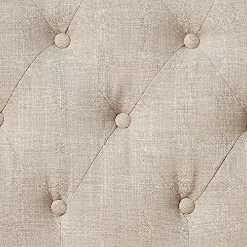 Rosevera C18-1 (1-B) Garner Chesterfield Settee Loveseat, Beige