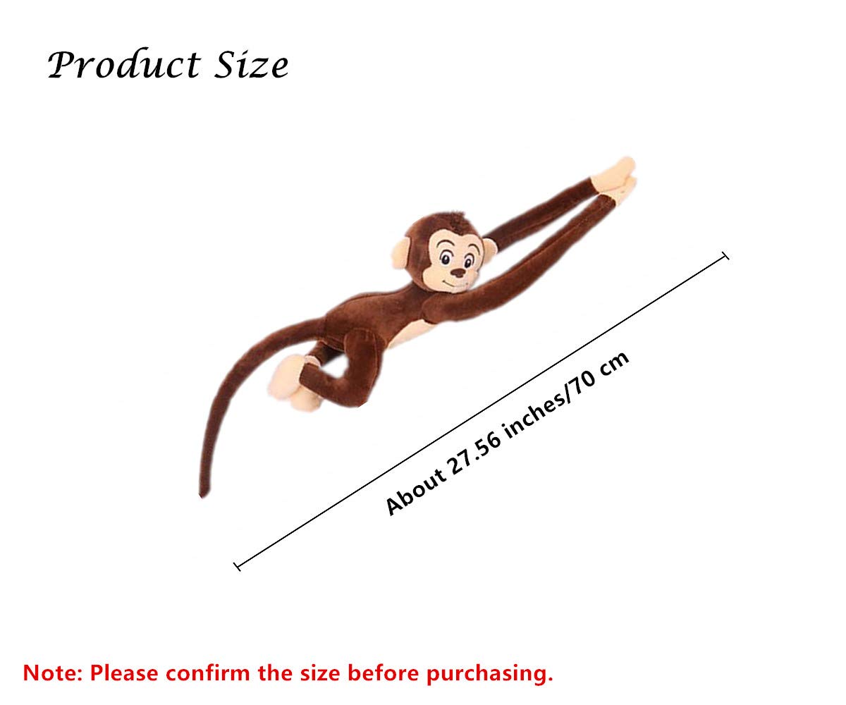zhidiloveyou Hanging Stuffed Animals of Monkey for Kids and Adults (27inches)